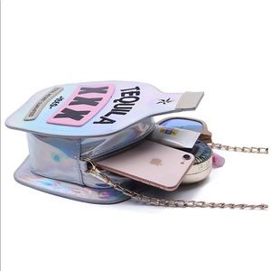 Dolls Kill | Bags | Holographic Takillya Bottle Purse | Poshmark